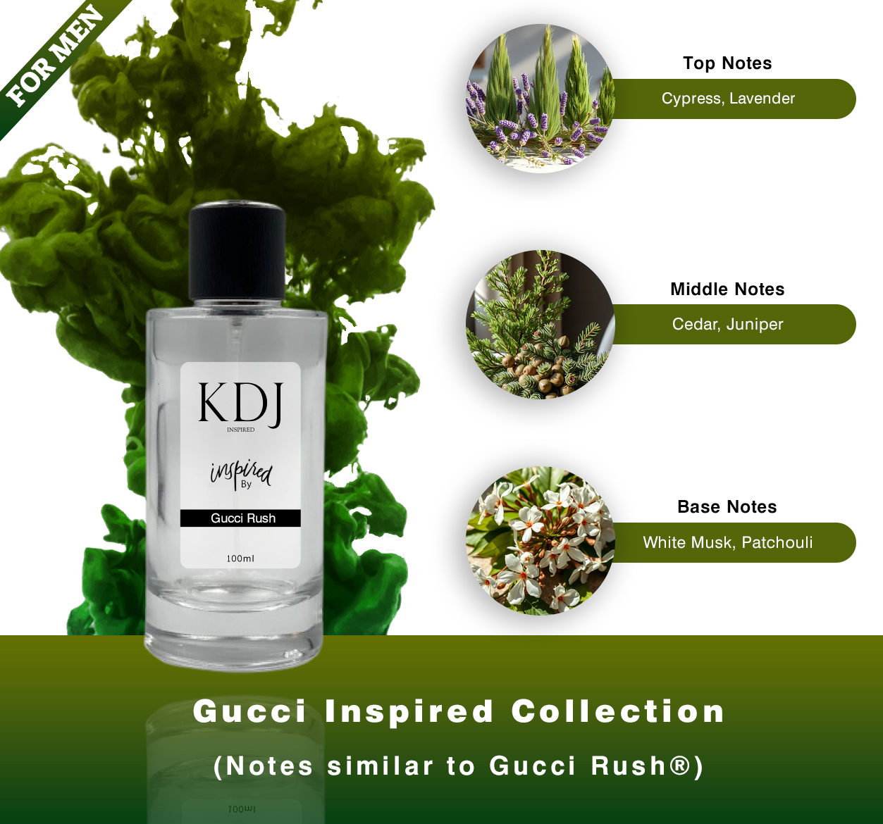 Kdj Inspired - Men's (0235C) - Gucci Rush for Men