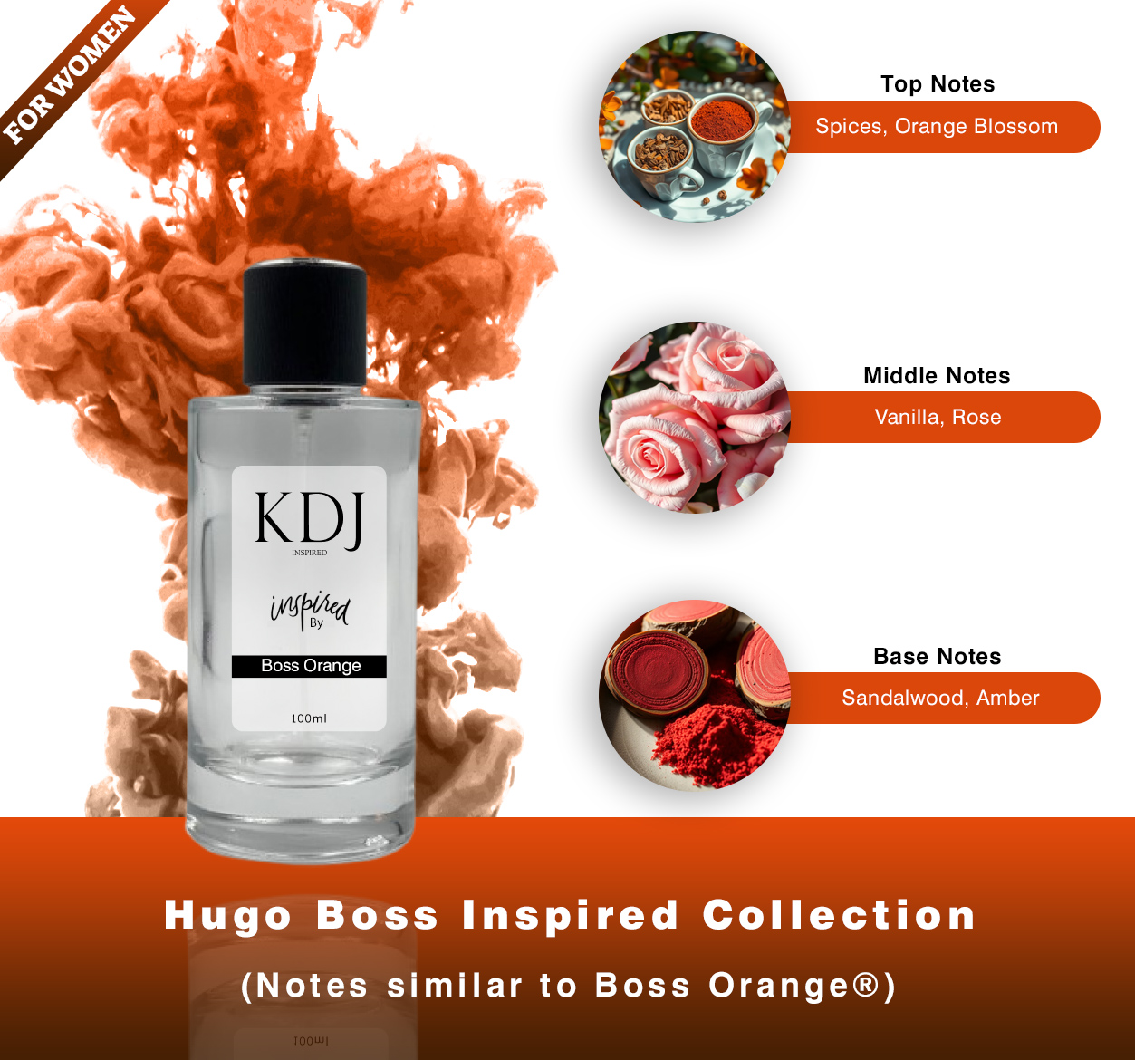 Kdj Inspired - Men's (0052C) - Boss Orange for Men Hugo Boss for men